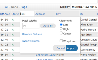 How to ADD/Remove Columns on results grid – Miami Realtors® Help Center